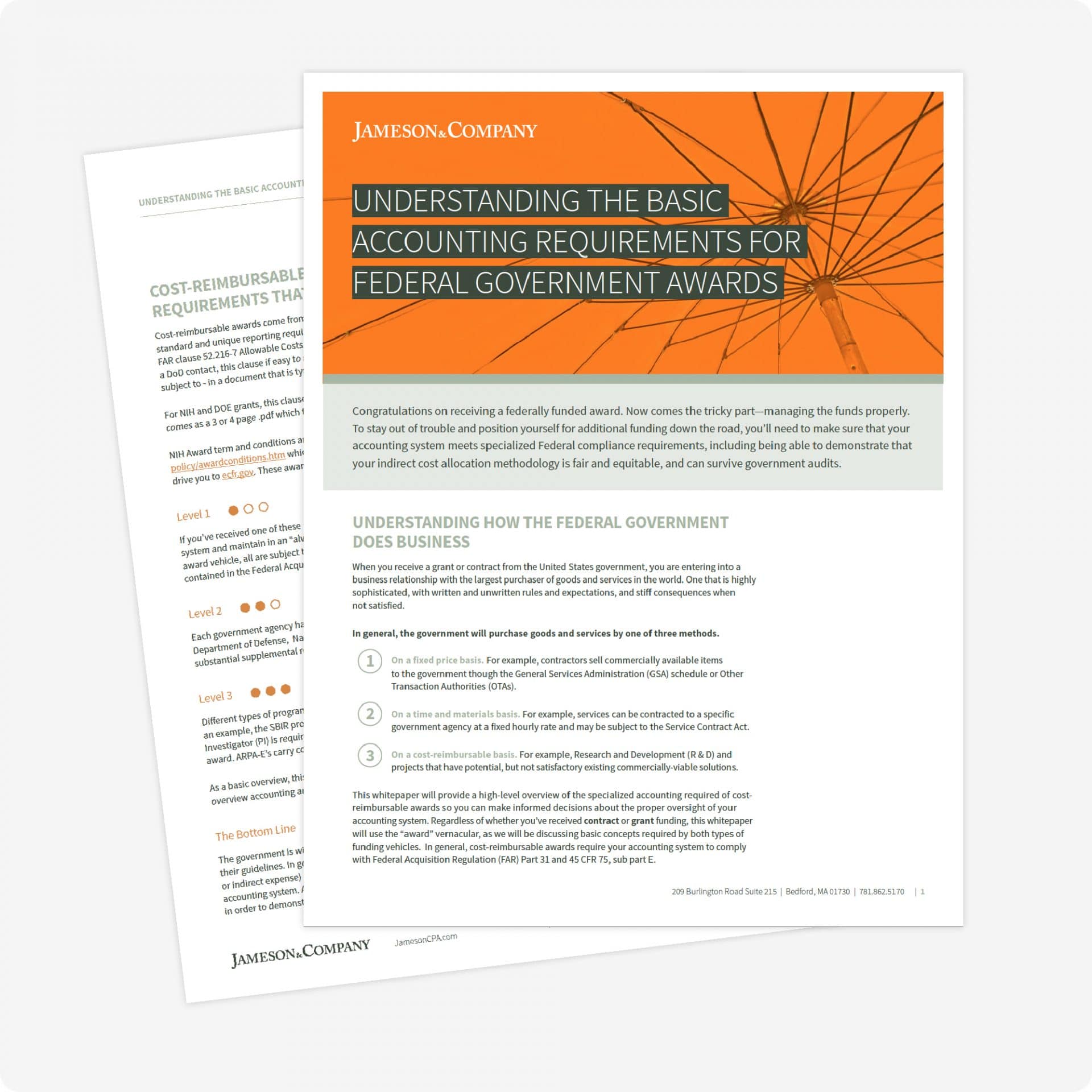 Basic Accounting Requirements- Jameson & Company